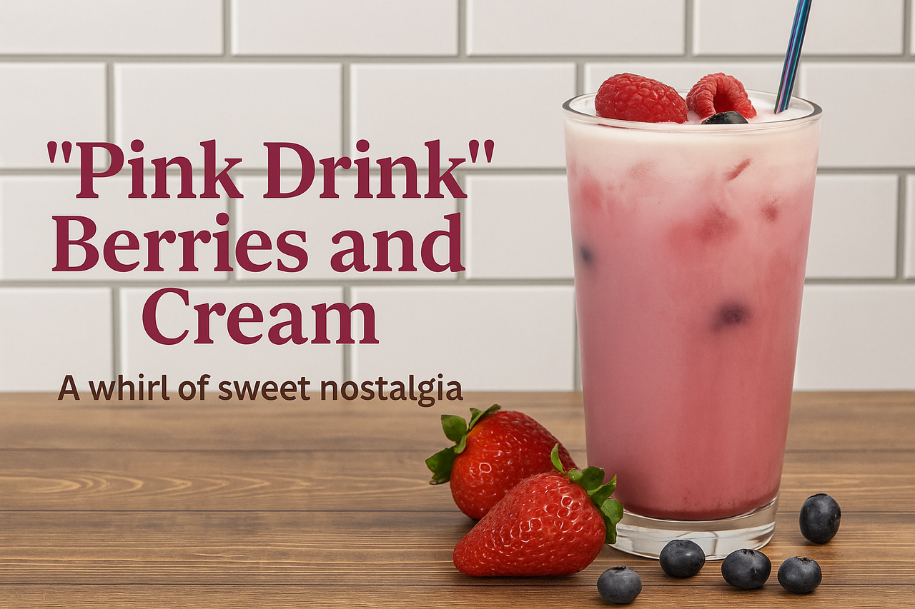 "Pink Drink" Berries and Cream – A Refreshing Iced Tea with Coconut Mi – Java Momma