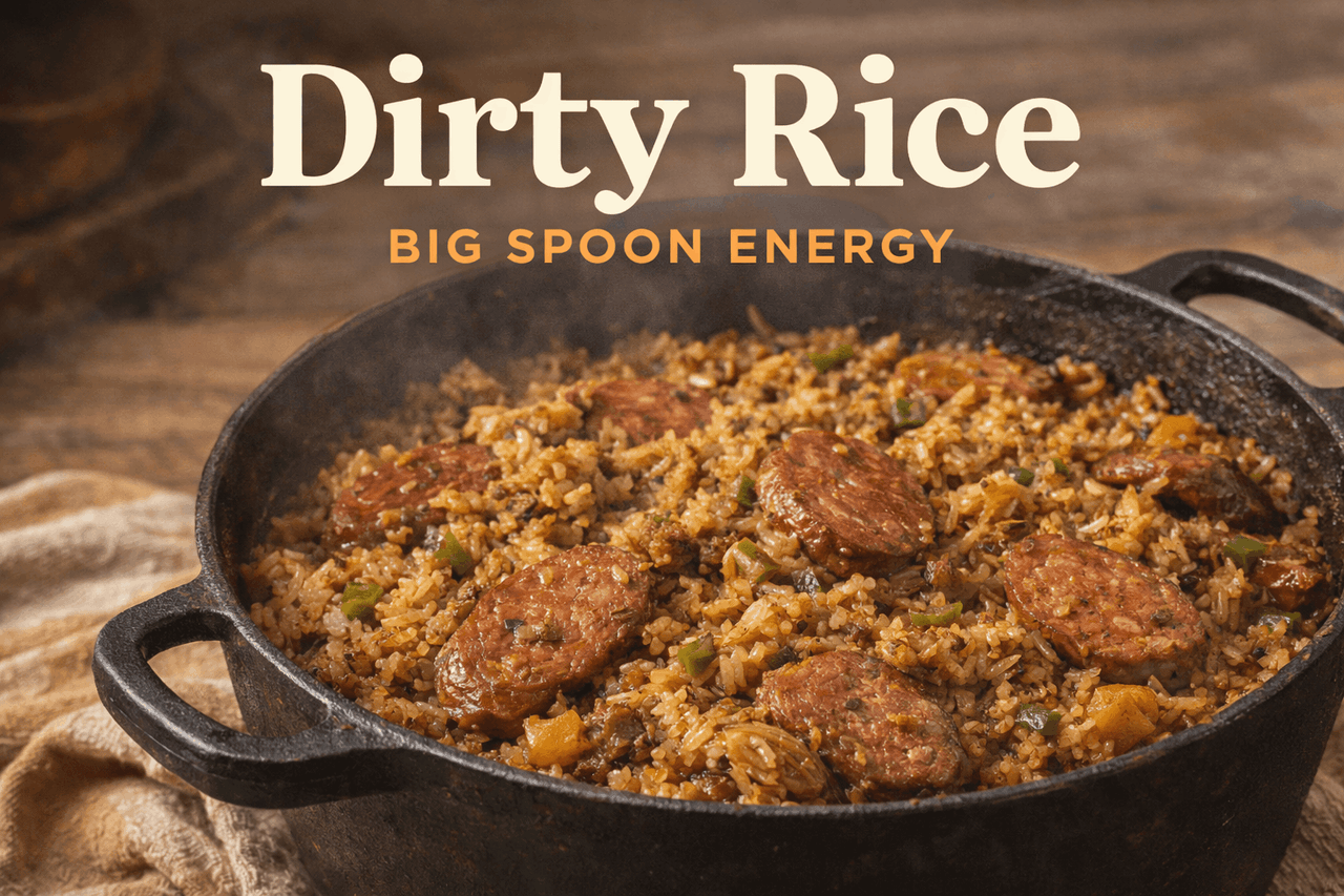 Dirty Rice (The Big Spoon Kind) – Java Momma