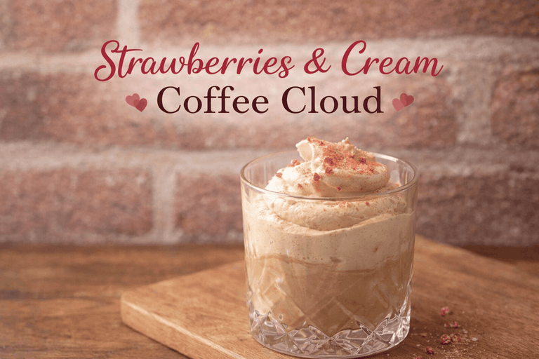 Strawberries & Cream Coffee Cloud – Java Momma