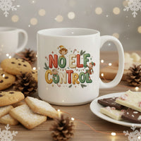 No Elf Control 20oz Mug – Oversized Holiday Mug for Maximum Caffeine ...