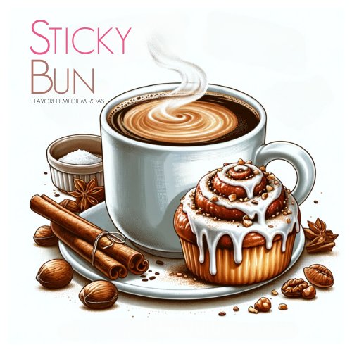 Sticky Bun Flavored Coffee – Java Momma
