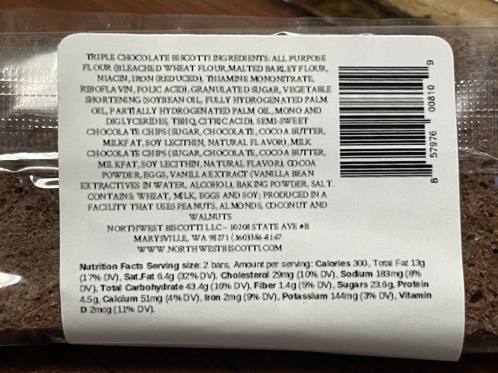 Triple Chocolate Biscotti Double Pack – A Chocoholic’s Dream – Java ...